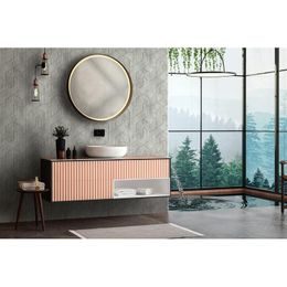 marburg Vliestapete &raquo;Dimensional Delight&laquo; 3D-Optik moderne Tapete f&uuml;r Wohnzimmer Schlafzimmer K&uuml;che grau Vlies B/L: 0,53m x 10,05m, Rollen: 1