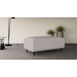 OTTO home Polsterhocker &raquo;ARROS gro&szlig; mit Wellenunterfederung, Ma&szlig;e B/T/H: 120/70/46 cm&laquo; passend zur Serie, in hochwertiger Verarbeitung beige 100% 