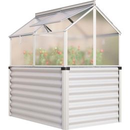 Vitavia Hochbeet &raquo;Paris&laquo; BxTxH: 83x122x135 cm, HKP 4mm silber B/H/T: 83,1cm x 135,1cm x 121,7cm