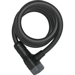 Abus Spiralschloss &raquo;6512K/180/12 black&laquo; schwarz Einheitsgr&ouml;&szlig;e Spiralschloss
