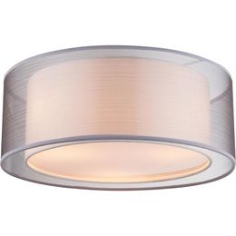 Globo LIGHTING Deckenleuchte &raquo;THEO&laquo; E14 1 Stk. Deckenlampe, Wohnzimmer, Schlafzimmer, Durchmesser 40cm silber 1 Stk.
