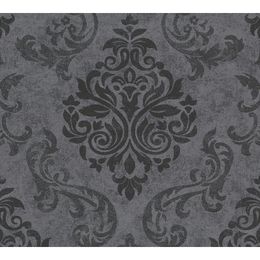 Livingwalls living walls Vinyltapete &raquo;Pop Up Panel 3D&laquo; Barock gemustert ornamental leicht strukturiert Panel Ornament Barock Tapete Selbstklebend Wohnzimmer 