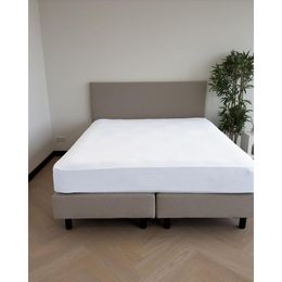 Kayori Spannbettlaken &raquo;Tara&laquo; Hergestellt aus GOTS-zertifizierter Bio-Baumwolle wei&szlig; Jersey-Elasthan, Obermaterial: 95% Baumwolle, 5% Elasthan (LYCRA )