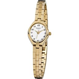 Regent Uhren Regent Damen Quarzuhr Armbanduhr, Damenuhr, Mineralglas gold Einheitsgr&ouml;&szlig;e