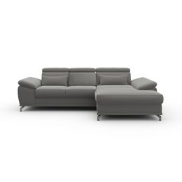 Sit & More sit&more Ecksofa &raquo;Cabrio L-Form, B: 295 cm, mit Sitztiefen-, Arm- & Kopfteilverstellung&laquo; 2 Nierenkissen, Federkern, optional Schlaffunktion und 