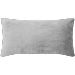 Pad Dekokissen &raquo;Elegance&laquo; Design als Basic, aus Samt, elegante Optik grau Polyester B/L: 35cm x 60cm, 1 Stk.