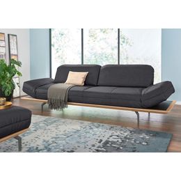 Creation BY ROLF BENZ 3-Sitzer &raquo;CR.420, Designsofa, Loungesofa&laquo; in 2 Qualit&auml;ten, Holzrahmen in Eiche Natur oder Nu&szlig;baum, Breite 232 cm schwarz B/H/T: 