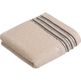 Vossen Handt&uuml;cher &raquo;Cult de Luxe&laquo; mit Glanzbord&uuml;re wei&szlig; Webfrottier, Obermaterial: 100% Baumwolle B/L: 50cmx100cm, 2 Stk., Webfrottier