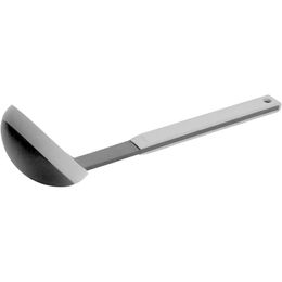 Woll Suppenkelle &raquo;Cook it&laquo; aus hochwertigem Kunststoff und Silikon grau Kunststoff, Silikon L: 32cm