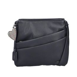 Rieker Damen Umh&auml;ngetasche Schultertasche, Damen Handtasche mit zwei Hauptf&auml;chern schwarz B/H/T: 24cm x 27cm x 6cm