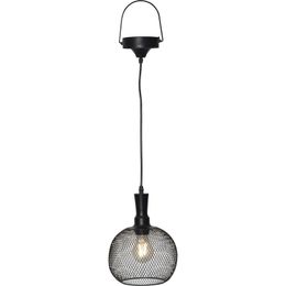Parforce Traditional Hunting LED Solarleuchte &raquo;Solarlampe Sunlight&laquo; LED-Board 1 Stk. Warmwei&szlig; Solar-H&auml;ngelampe aus Metall, 5Lm, D&auml;mmerungssensor 1, &Oslash; 19cm H: 25cm, 1 Stk.