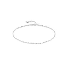 Bruno Banani Fu&szlig;kette &raquo;Schmuck Geschenk Silber 925 K&ouml;rperschmuck Singapurkette Herz&laquo; Made in Germany silber Silber 925 (Sterlingsilber) Fu&szlig;kette