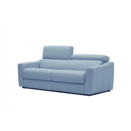 Egoitaliano Schlafsofa &raquo;STRIKE, Made in Italy-Designsofa mit Dauerschlaffunktion,Breite 195 cm&laquo; Schlafsofa aus Echtleder Bull mit verstellbaren Kopfst&uuml;tzen Leder 