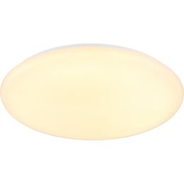 Globo LIGHTING LED Deckenleuchte &raquo;ECLYPSE&laquo; LED-Modul 1 Stk. Warmwei&szlig; Deckenlampe/rund/Wohnzimmer/Schlafzimmer/elegant wei&szlig; 1 Stk.