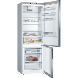 Bosch K&uuml;hl-/Gefrierkombination Serie 6 &raquo;KGE49AICA&laquo; 201 cm hoch 70 cm breit Optimale Frische f&uuml;r Fisch & Fleisch dank 0&deg;C VitaFresh. silber BigBox-