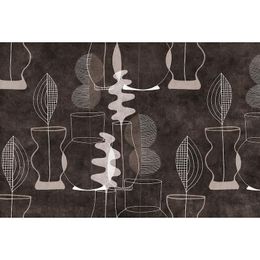 Livingwalls living walls Fototapete &raquo;Walls by Patel Pablo`s Room&laquo; glatt Vlies, Wand braun Vlies B/L: 4m x 2,7m