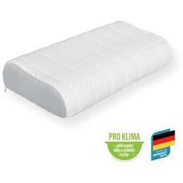 Beco Nackenst&uuml;tzkissen &raquo;Vario Med&laquo; F&uuml;llung: Gelschaum 1 Stk. tlg. Kern aus Gelschaum & Gesundheitsprodukt nach ZPmed wei&szlig; B/H/L: 33cm x 11,5cm x 63cm, 
