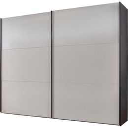 Wiemann Schwebet&uuml;renschrank &raquo;Korfu&laquo; hochwertige Beschl&auml;ge grau B/H/T: 296,3cm x 236cm x 67cm, T&uuml;ren: 2 Stk.