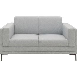LOOKS by Wolfgang Joop 2-Sitzer &raquo;LOOKS VII&laquo; klare Linien, edles Design silber 100% Polyester B/H/T: 155cm x 82cm x 90cm, Struktur fein