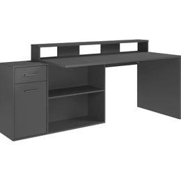 Home Affaire Schreibtisch &raquo;Chester&laquo; 2 Stk. tlg. Gamingtisch mit Lowboard - Arbeitstisch Ma&szlig;e (B/T/H) 160/115/92 cm B/H/T: 160cm x 92cm x 115cm