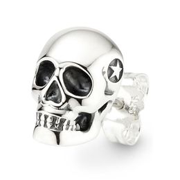 Bruno Banani Damen Single-Ohrstecker &raquo;Schmuck Geschenk Silber 925 Ohrschmuck Ohrring Single Scull Totenkopf&laquo; silber Silber 925 (Sterlingsilber)