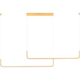 NOVA LUCE Pendelleuchte &raquo;STRITA&laquo; LED-Modul 1 Stk. Warmwei&szlig; gold 2, H: 120cm, 1 Stk.