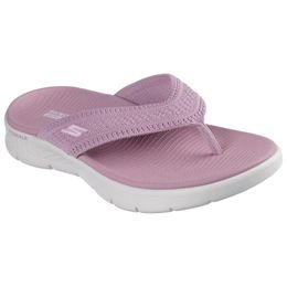 Skechers Damen Zehentrenner &raquo;GO WALK FLEX SANDAL&laquo; Badeschuh, Strandschuh, Sommerschuh mit Goga Mat Fu&szlig;bett lila 42