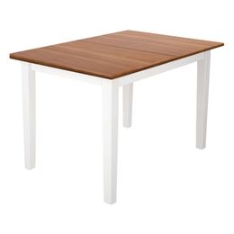 Otto Home Unisex OTTO home Esstisch &raquo;Dakota&laquo; aus massivem Kiefernholz, ausziehbar, Breite 160-200 cm gelb B/H/T: 120cm x 75cm x 80cm,mit Verl&auml;ngerung