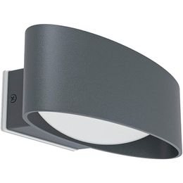 Eglo Wandleuchte &raquo;Chinoa Wandlampe, IP44, Up-and-Down Beleuchtung, Au&szlig;enlampe, Lampe&laquo; LED-Modul 1 Stk. Warmwei&szlig; Wand-/Deckenleuchte - L27 x H7,5 x 