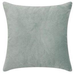Pad Dekokissen &raquo;Elegance&laquo; Design als Basic, aus Samt, elegante Optik gr&uuml;n Polyester B/L: 40cm x 40cm, 1 Stk.