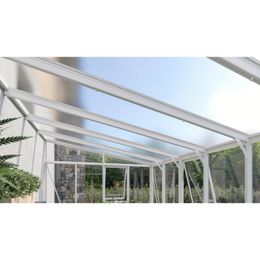 Vitavia Stabilisierungsprofil &raquo;Nachr&uuml;stsatz 10200, wei&szlig;&laquo; Verst&auml;rkungssatz aus Alu-Profilen, f&uuml;r Anlehngew&auml;chshaus Athena wei&szlig; Aluminium H/L: 0cm