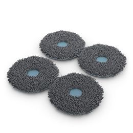 Philips Wischbezug &raquo;HomeRun XV1452/10 Ersatzwischt&uuml;cher&laquo; (Mikrofaser 13,5 cmx13,5 cm Packung, 4 Stk. tlg. f&uuml;r HomeRun Roboter 5000 Series grau Einheitsgr&ouml;&szlig;e 