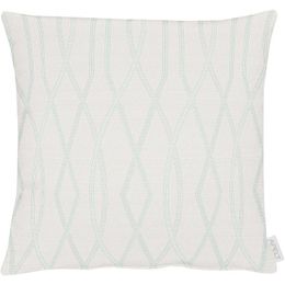 Apelt Dekokissen &raquo;Villa&laquo; Kissenh&uuml;lle mit F&uuml;llung, 1 St&uuml;ck blau Polyester B/L: 46cm x 46cm, 1 Stk.