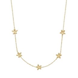 Amor Damen Kette mit Anh&auml;nger &raquo;Blume-Motiv&laquo; Silber 925 (Sterlingsilber), L: 45 B: 1,1mm