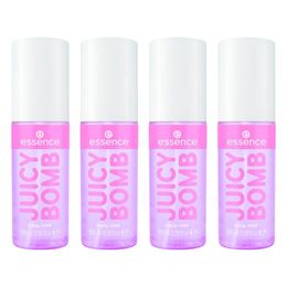 Essence Damen K&ouml;rperspray &raquo;JUICY BOMB sweet drop body mist 103&laquo; 4 tlg. rosa Einheitsgr&ouml;&szlig;e