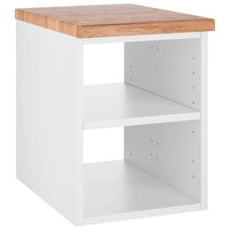 Welltime Wandregal &raquo;Davos&laquo; wei&szlig; Holzwerkstoff B/H/T: 30cm x 41cm x 47cm, offene F&auml;cher