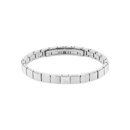 Calvin Klein Herren Armband &raquo;Schmuck Edelstahl Armschmuck Gliederkette SQUARES&laquo; silber 19,5cm, Edelstahl
