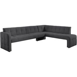 exxpo - sofa fashion Essbank &raquo;Barista, bequem und elegant, hohe Bodenfreiheit&laquo; Eckbank Barista bequem und elegant, hochwertige Detailverarbeitung grau