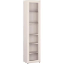 FORTE Vitrine &raquo;Alice Springs, Vitrine, Glast&uuml;re grifflos, 2 Ausf&uuml;hrungen&laquo; Grifflos, Push to Open beige Holzwerkstoff Kashmir Beige, B/H/T: 49,8cm x 