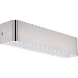 Eglo Wandleuchte &raquo;SANIA 4&laquo; LED-Board 1 Stk. Warmwei&szlig; Wohnzimmer, Esszimmer, Flur, minimalistisch, indirektes Licht,36,5x8cm grau 1, H: 8cm, 1 Stk.