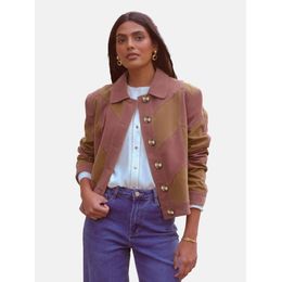 Love & Roses Jacke Damen Gr&ouml;&szlig;e XL sepia / altrosa Sommerjacke