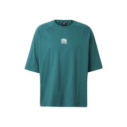 Ecko Unltd. Ecko Unlimited T-Shirt 'Quiet' Herren Gr&ouml;&szlig;e XXXL petrol / wei&szlig;
