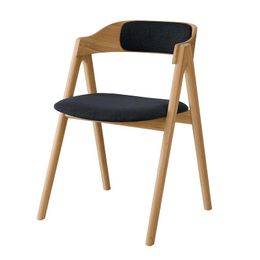 Stuhl &raquo;Mette by Hammel&laquo; () 1 Stk.Massivholz, gepolsterte Sitz- & R&uuml;ckenlehne, versch. Farbvarianten Massivholz, Stoff B/H/T: 52cm x 75cm x 54cm, 1 Stk
