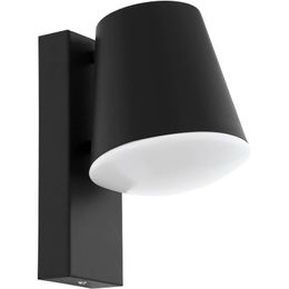 Eglo Wandleuchte &raquo;Caldiero Wandlampe Caldiero, Au&szlig;enleuchte, Stahl, Kunststoff, E27,IP44&laquo; E27 1 Stk. Wand-/Deckenleuchte - L14 x H24 x AL18,5 cm - 