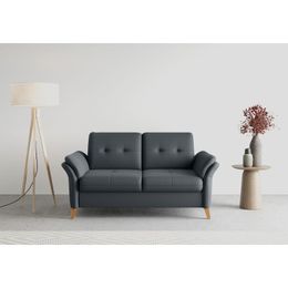 Sit & More sit&more 2-Sitzer &raquo;G&ouml;teborg&laquo; inklusive Sitztiefenverstellung und Federkern grau B/H/T: 171cm x 90cm x 102cm, Luxus-Microfaser ALTARA NUBUCK , 