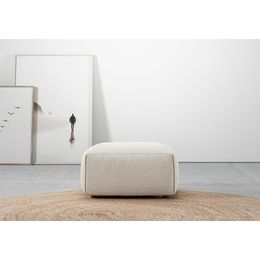 Home Affaire Hocker &raquo;Glimminge auch in Breitcord, Feincord und Easy care-Bezug&laquo; passend zur Serie "Glimminge" wei&szlig; 96% Polyester, 4% Polyacryl B/H/T: 