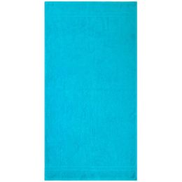 Dyckhoff Badet&uuml;cher &raquo;Kristall&laquo; mit Bord&uuml;ren blau Frottier, Obermaterial: 100% Baumwolle B/L: 100cmx150cm, 1 Stk., Frottier