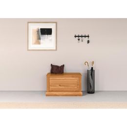 OTTO home Sitztruhe &raquo;Liotta&laquo; Truhe mit Stauraum beige Massivholz B/H/T: 80cm x 45cm x 45cm
