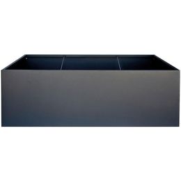 Herstera Hochbeet &raquo;HG08978802&laquo; 750 l, BxTxH: 150x100x50 cm grau Stahl B/H/T: 150cm x 50cm x 100cm