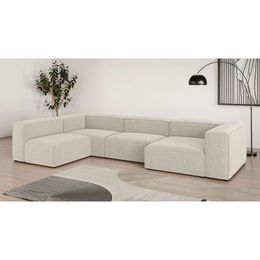 OTTO home Wohnlandschaft &raquo;HAILY U-Form mit Ottomane links/rechts, Ma&szlig;e B/T/H: 360/200/72 cm&laquo; als Modul oder separat verwendbar, f&uuml;r individuelle 
